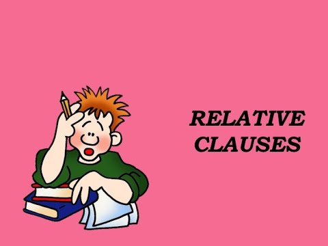 defining relative/adjective clauses