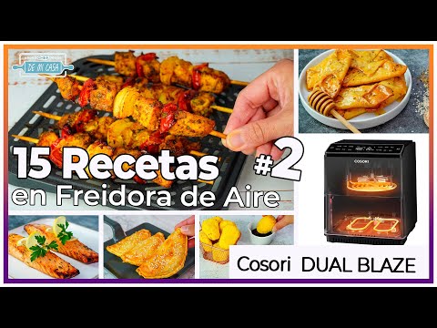 ✅ 15 RECETAS para FREIDORA DE AIRE que ¡NO TE PUEDES PERDER! en Cosori Dual Blaze