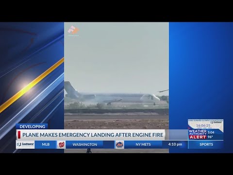 Plane caught fire at EP airport with 140 passengers