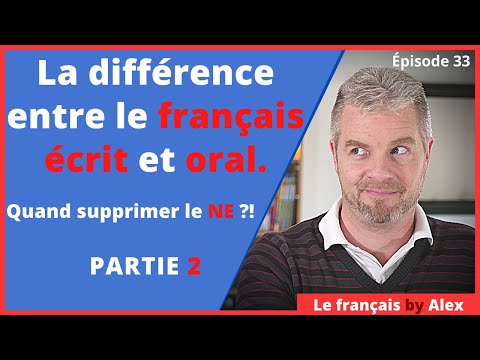 Quand supprimer le NE en français - PARTIE 2