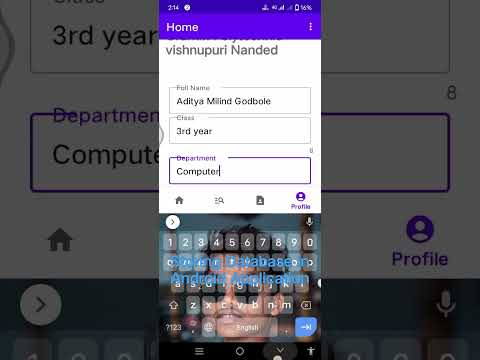 Storing Data to Database in android Application