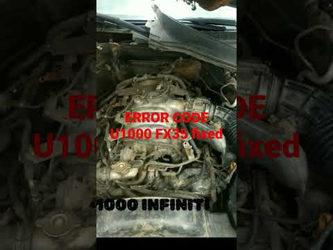 INFINITI FX35 U1000 FIXED.
