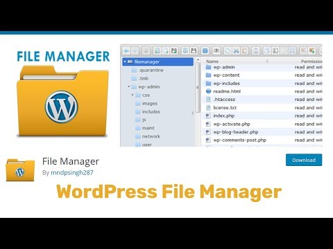 WordPress File Manager Plugin Tutorial