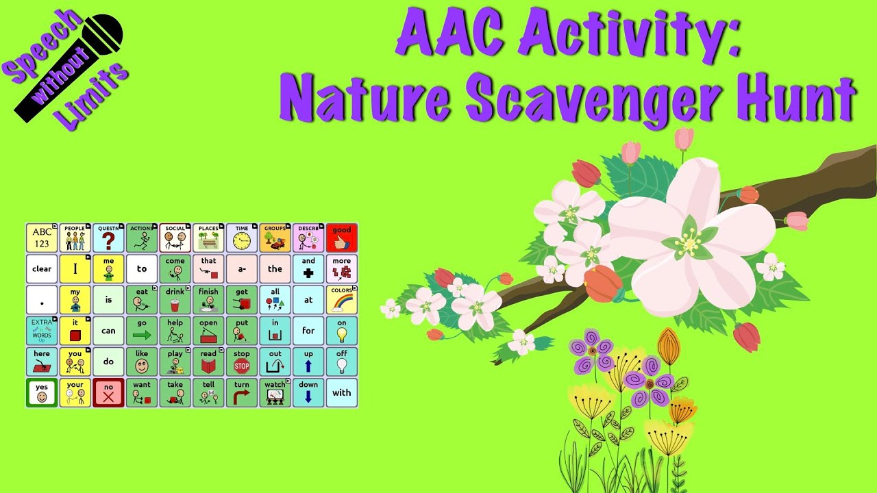 AAC Activity: Nature Scavenger Hunt