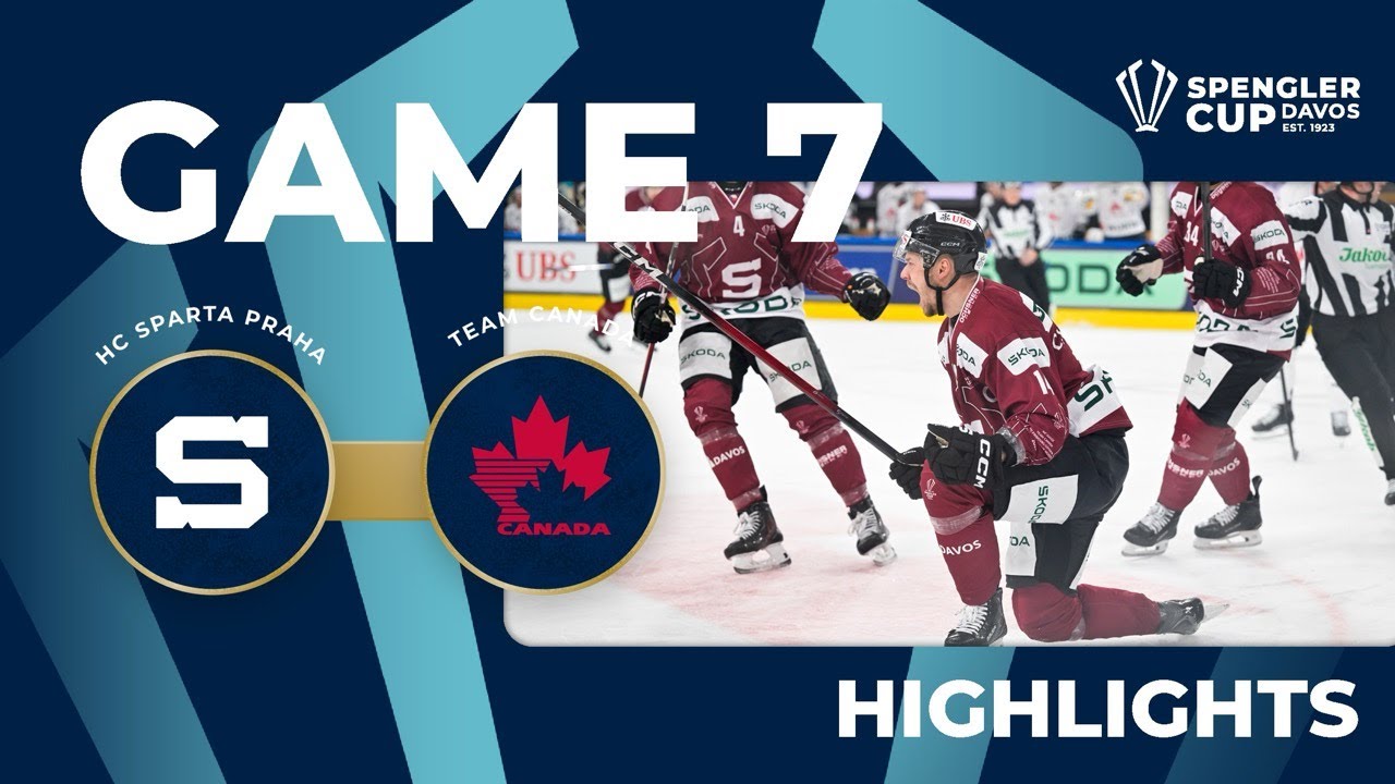 Sestřih zápasu | HC Sparta Praha vs. Kanada | 7. zápas | Spengler Cup Davos 2025