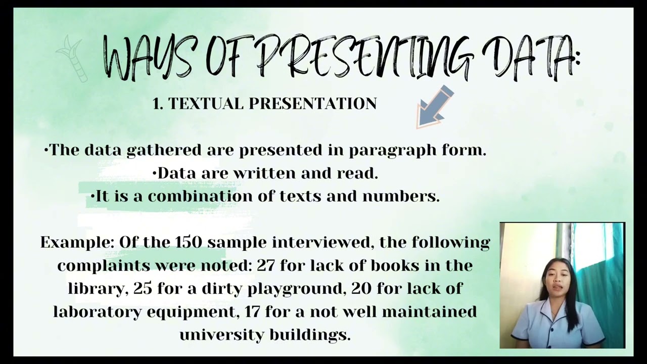 Chapter IV: Presentation, Interpretation and Analysis of Data on the table