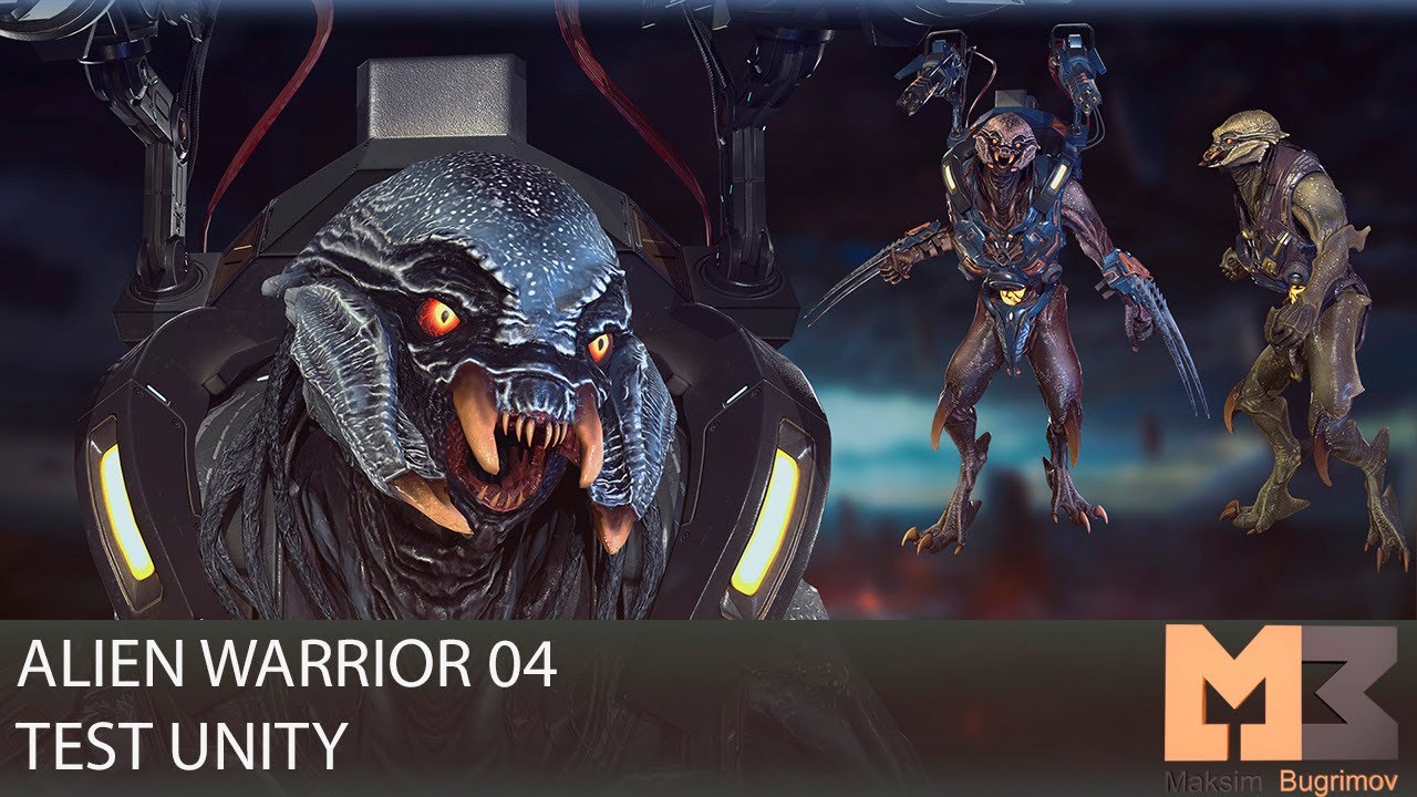 Alien Warrior 04 Test Epic Skeleton In Unity