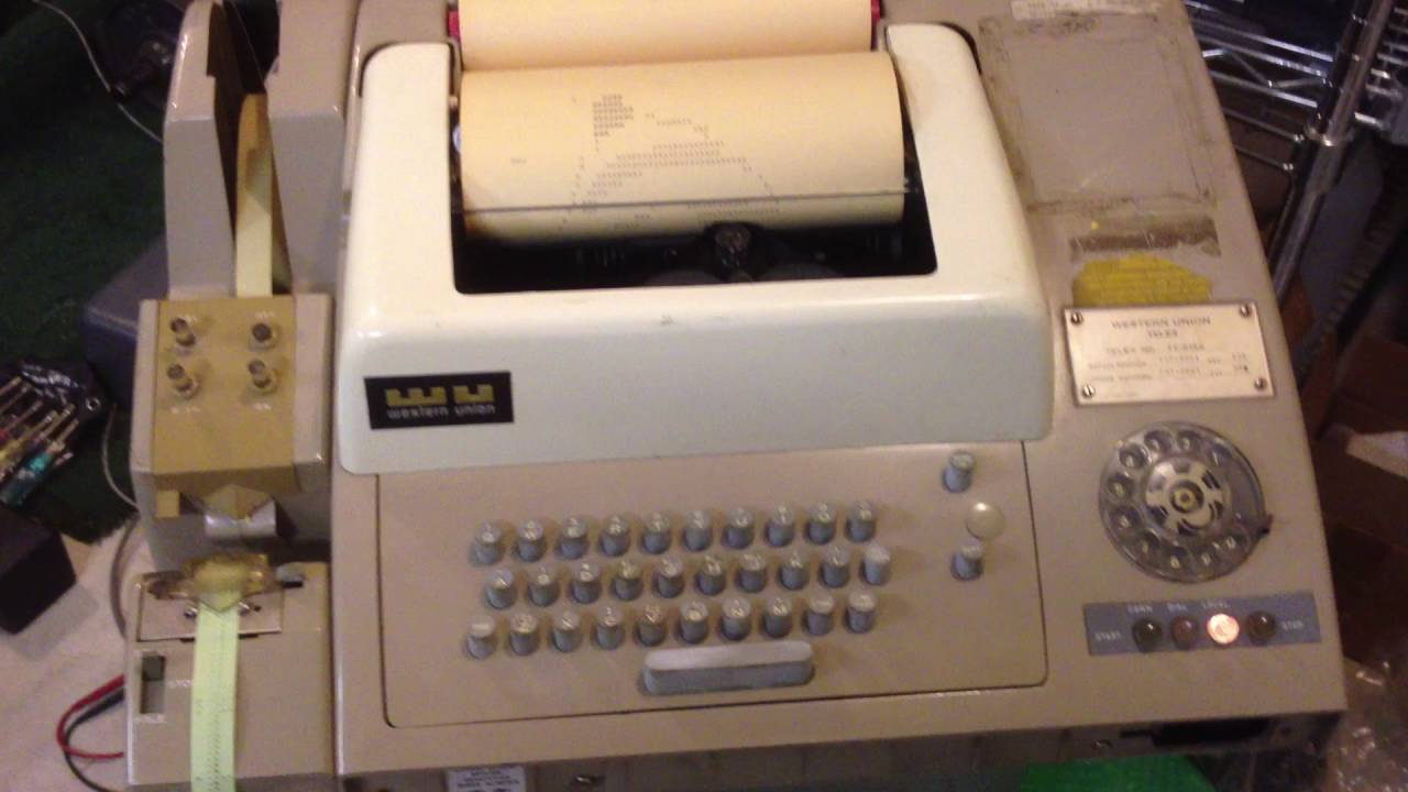 Model 32 Teletype at 60 WPM