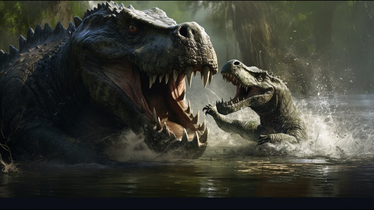 100 times more dangerous than any dinosaur! Sarcosuchus — a giant prehistoric crocodile!
