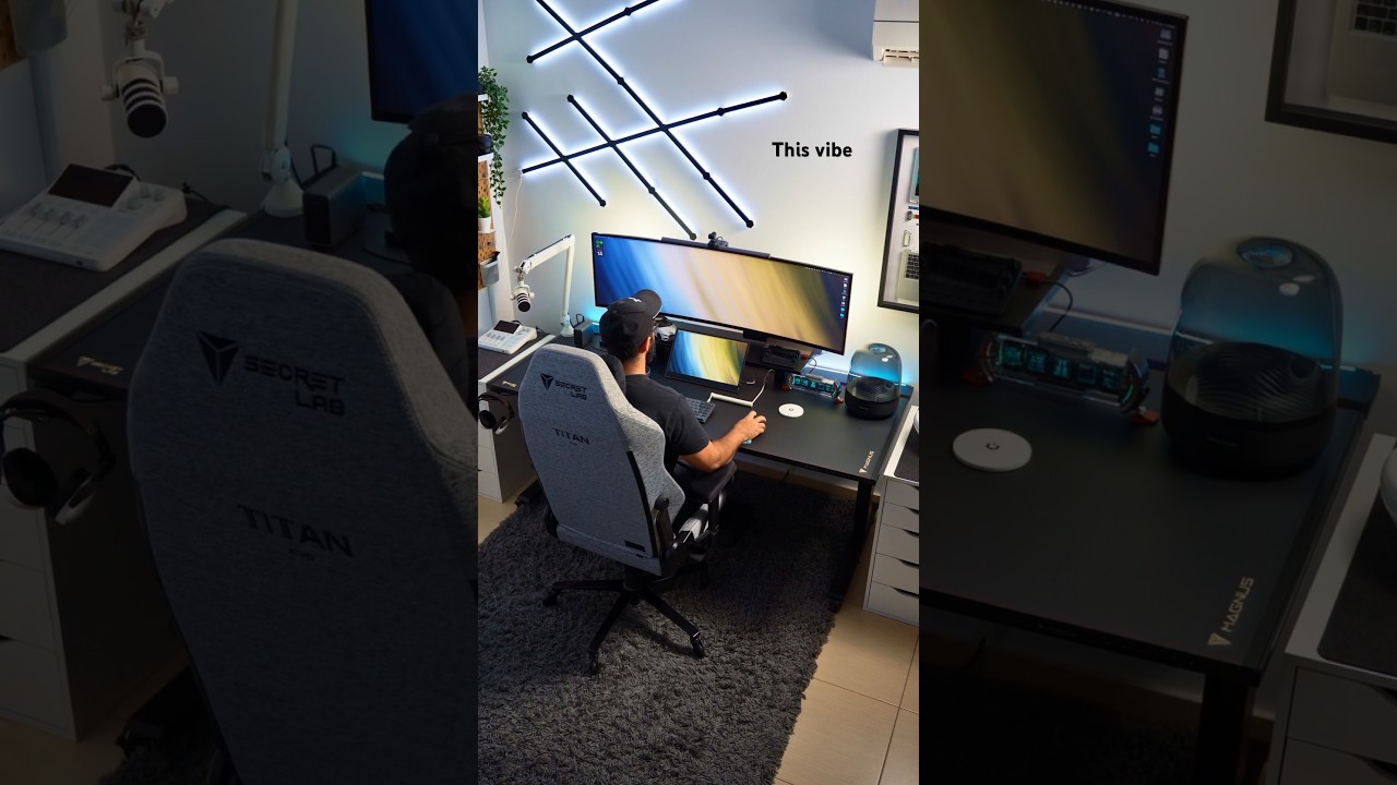 Coding on a 49” UltraWide monitor is amazing.