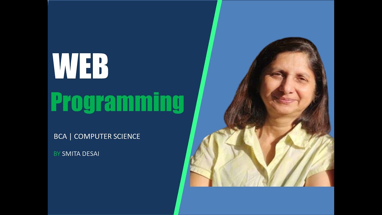 Introduction to Web Programming #1