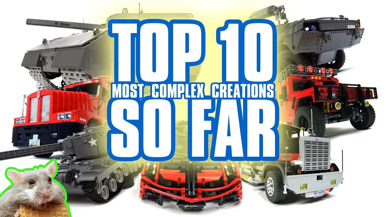 MY TOP 10 most complex LEGO creations so far!