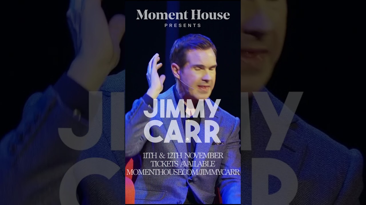 In Conversation With Jimmy Carr | The Before & Laughter Book Tour ...