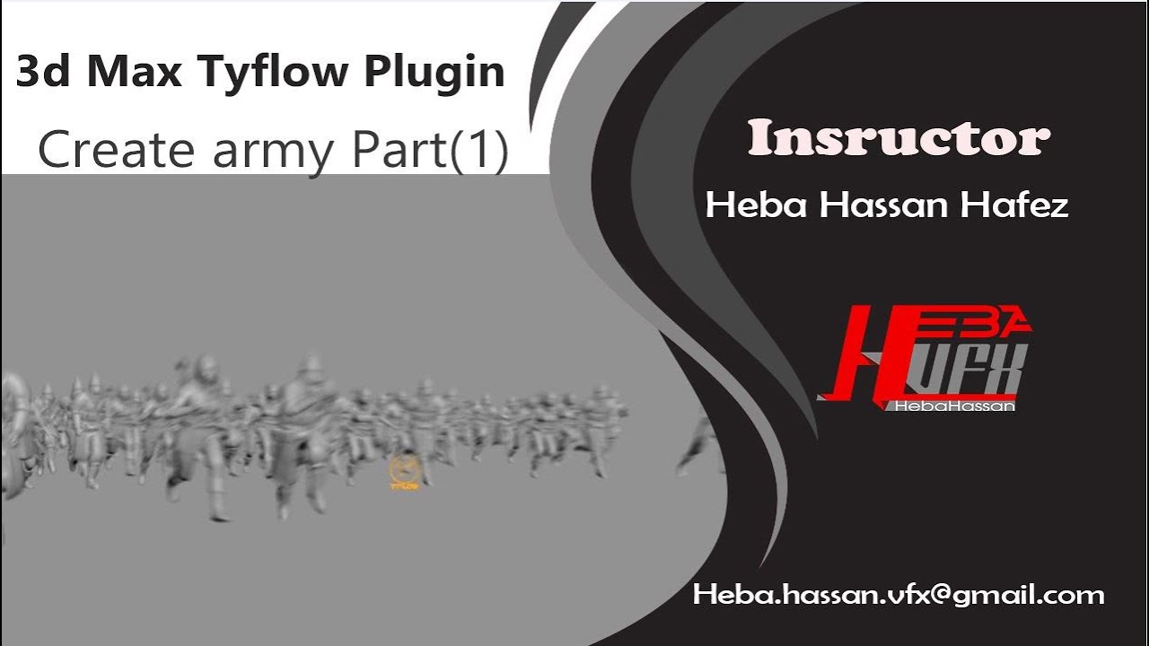Tyflow Creating army part01