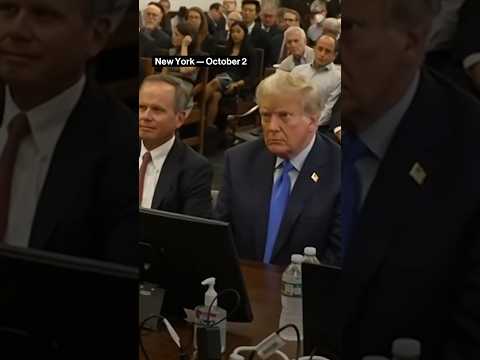 Trump Seated in New York Court as Civil Fraud Trial Begins