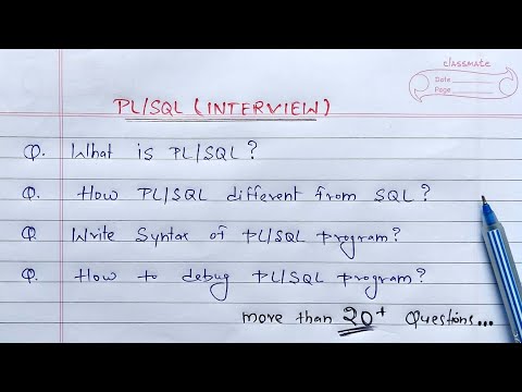 Learn PLSQL Interview Questions | Learn Coding - Mind Luster