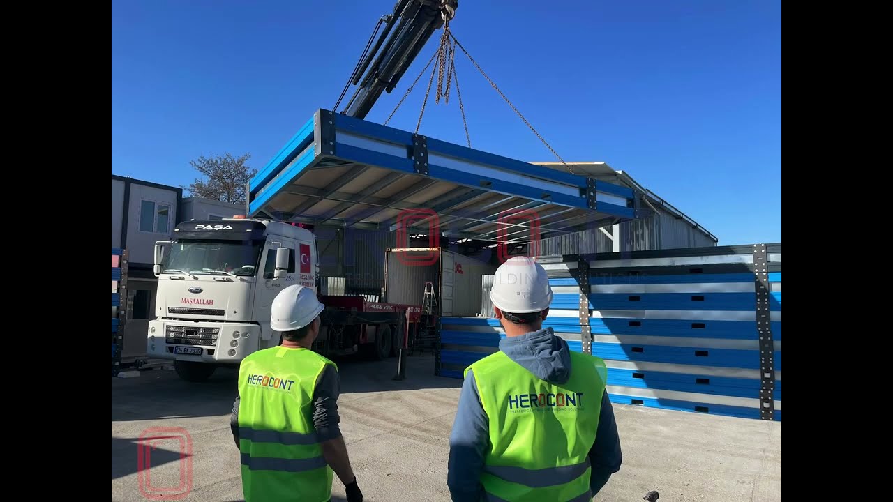 Herocont - Flat Pack Containers Loading Process