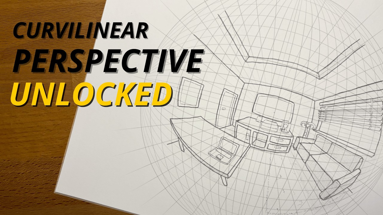 4 & 5 Point Perspective For Beginners | Easy Drawing Tutorial