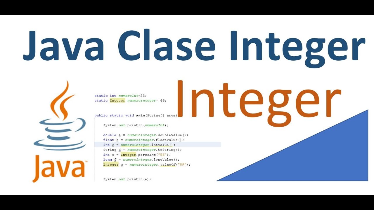 Clase Integer Java