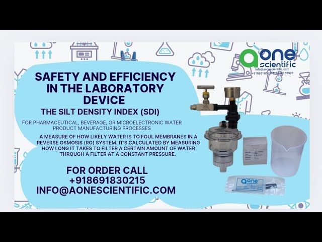 SDI Test Kit - Silt Density Index Test Kit Manufacturer from Mumbai