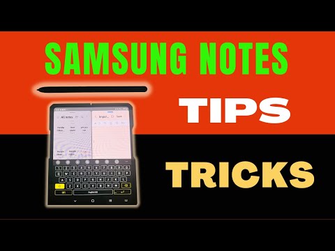 Samsung Notes App Tips And Tricks (setup)