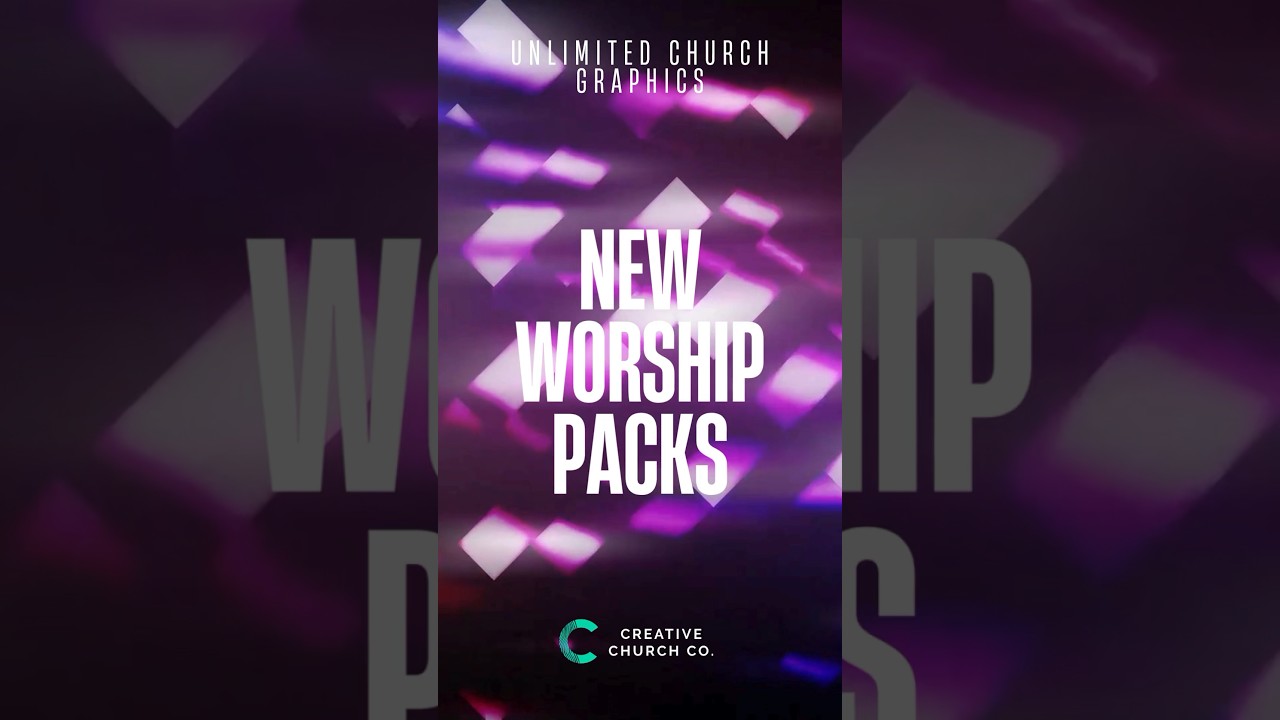 🔥 Worship Backgrounds just droped! ✨ We have ALL the church graphcis you need in one place!