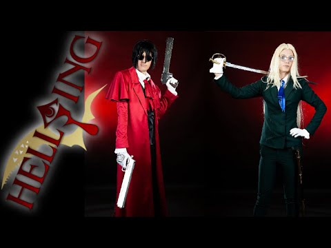 Hellsing Alucard and Integra Cosplay at IgroCon 2019