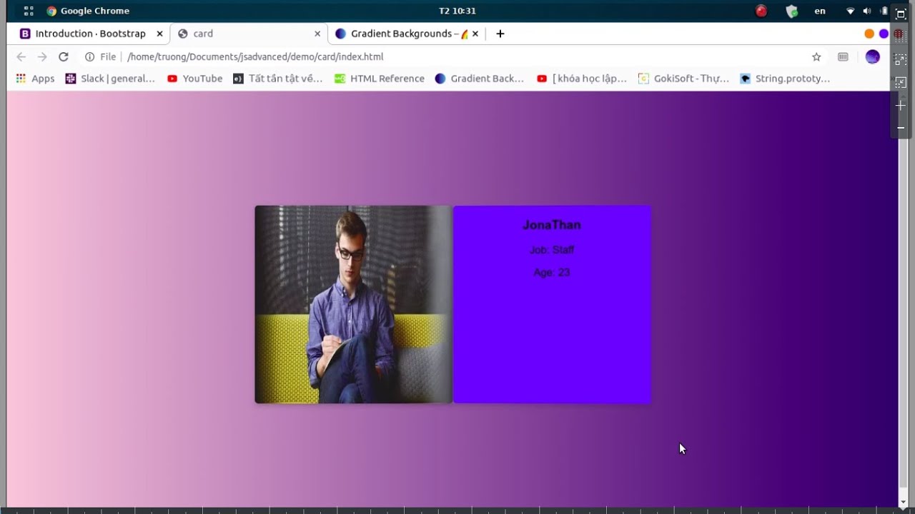 3D FLIP CARD EFFECT ON HOVER || BEGINNER || USING HTML5 AND CSS3