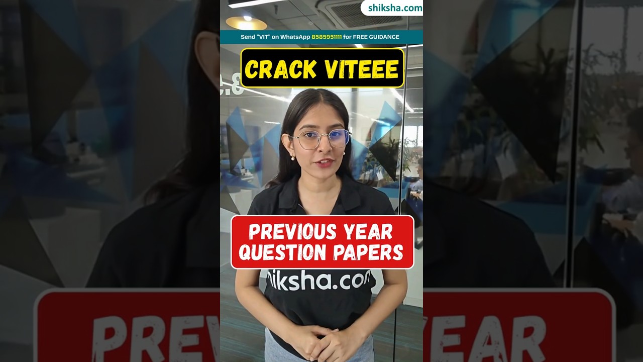 VITEEE 2026 Previous Year Question Papers | FREE Solved PYQs PDF | VIT Entrance Exam 2026