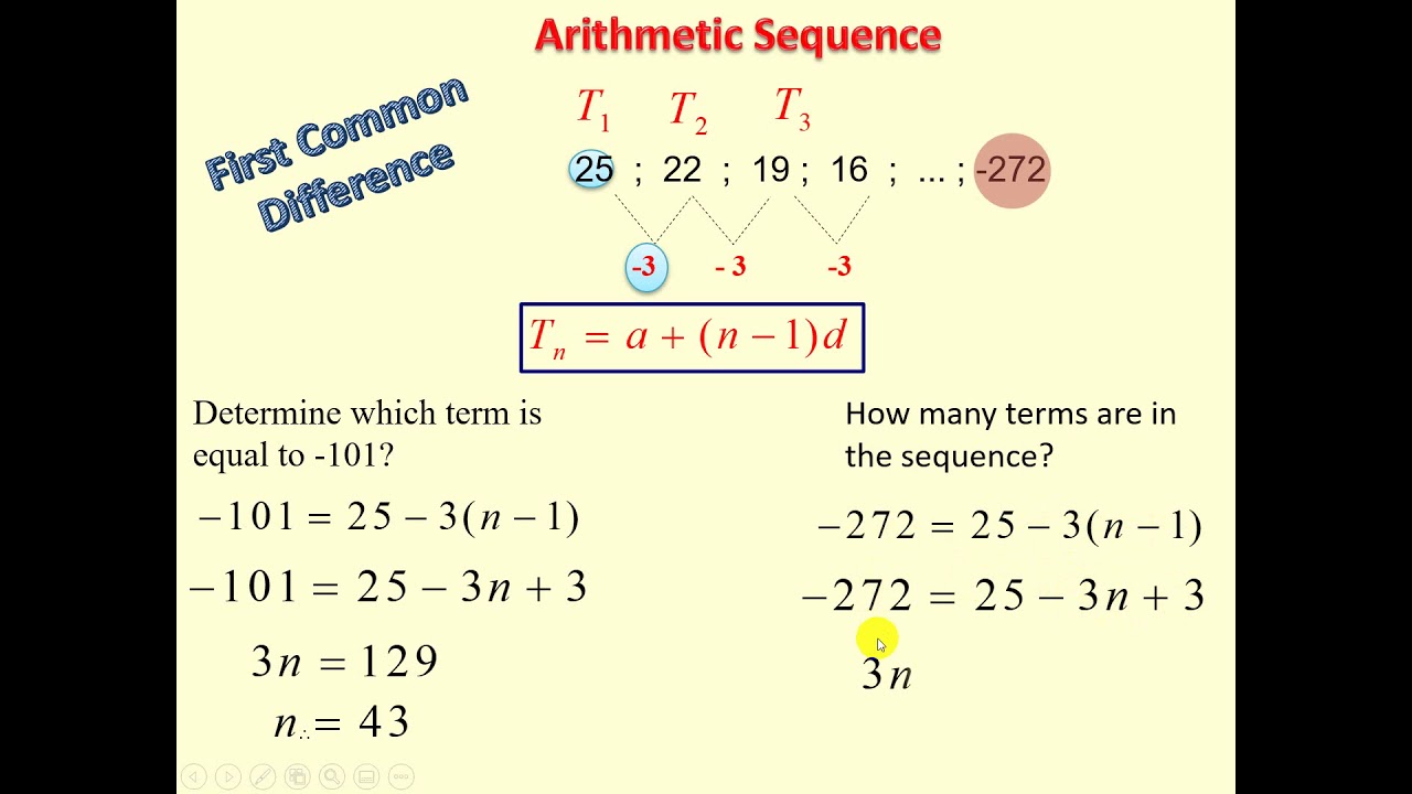 Arithmetic Sequence V2