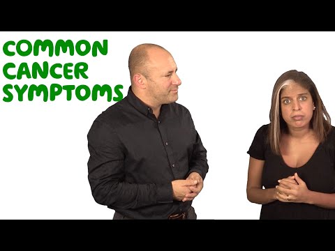 Common cancer symptoms (British Sign Language)