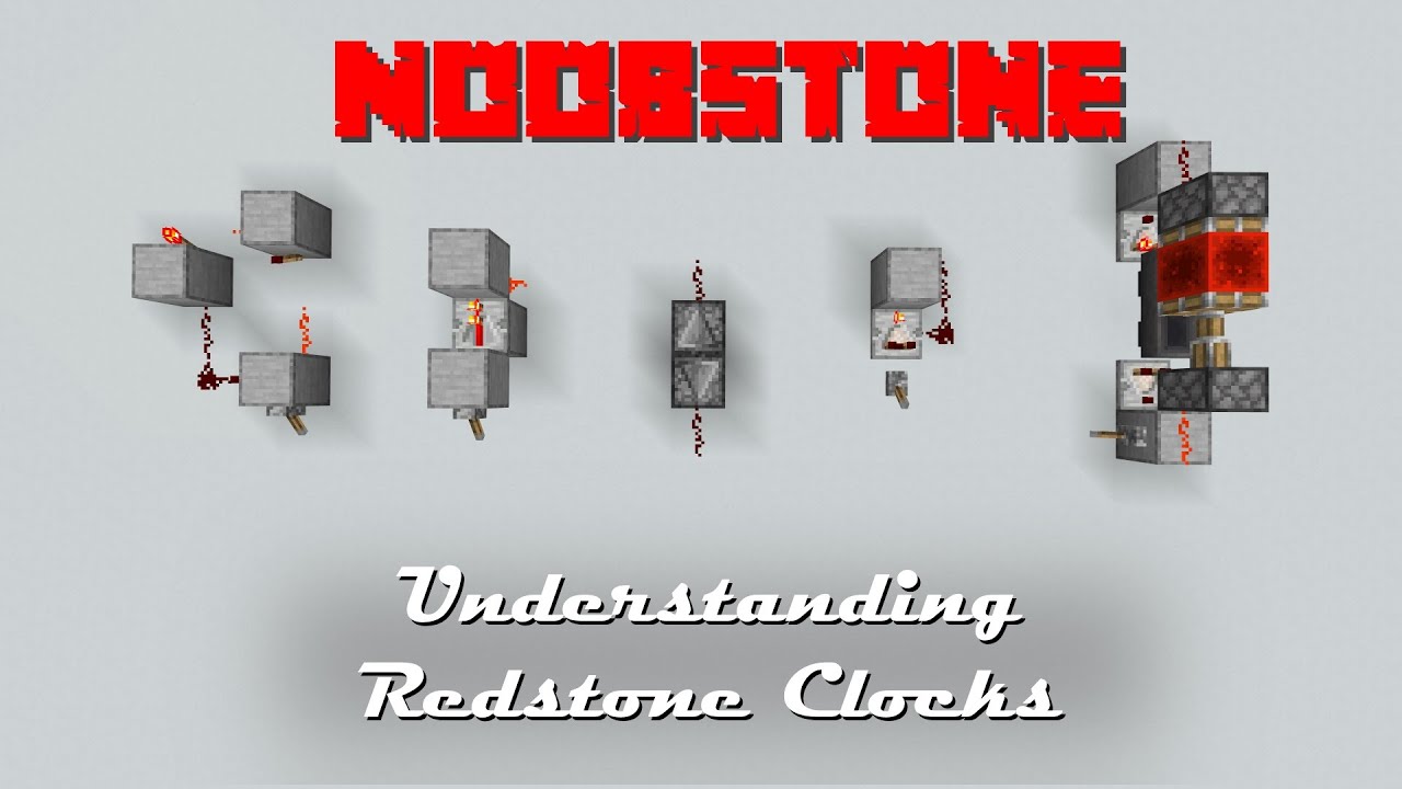 Understanding Redstone Clocks | NoobStone | Minecraft Bedrock Edition 1.20 Redstone Tutorial