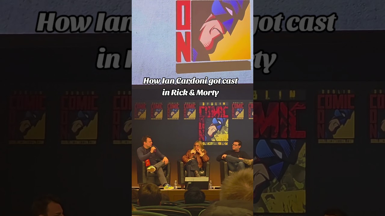 Ian Cardoni explains the casting for Rick and Morty #RickAndMorty #DublinComicCon #Casting