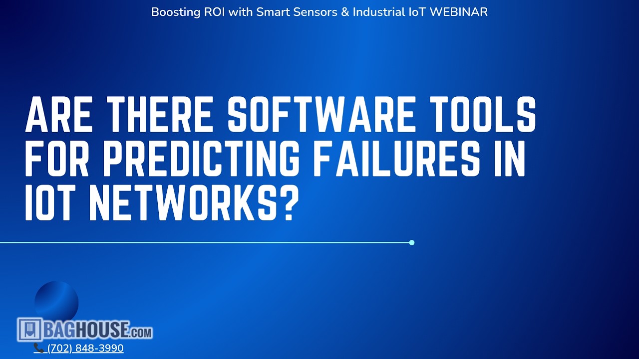 Are there software tools for predicting possible failures in IoT networks?