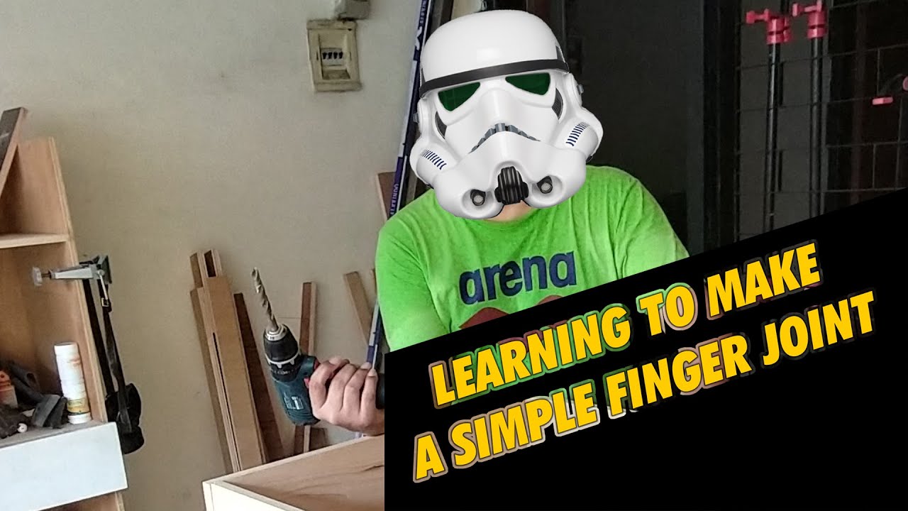 Learning to make a simple Finger Joint // Beginner Level #woodworking