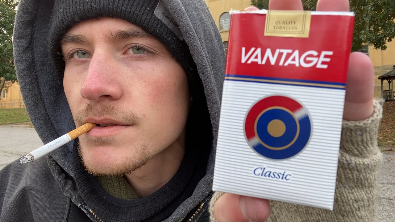 Smoking a Vantage Classic Cigarette - Review