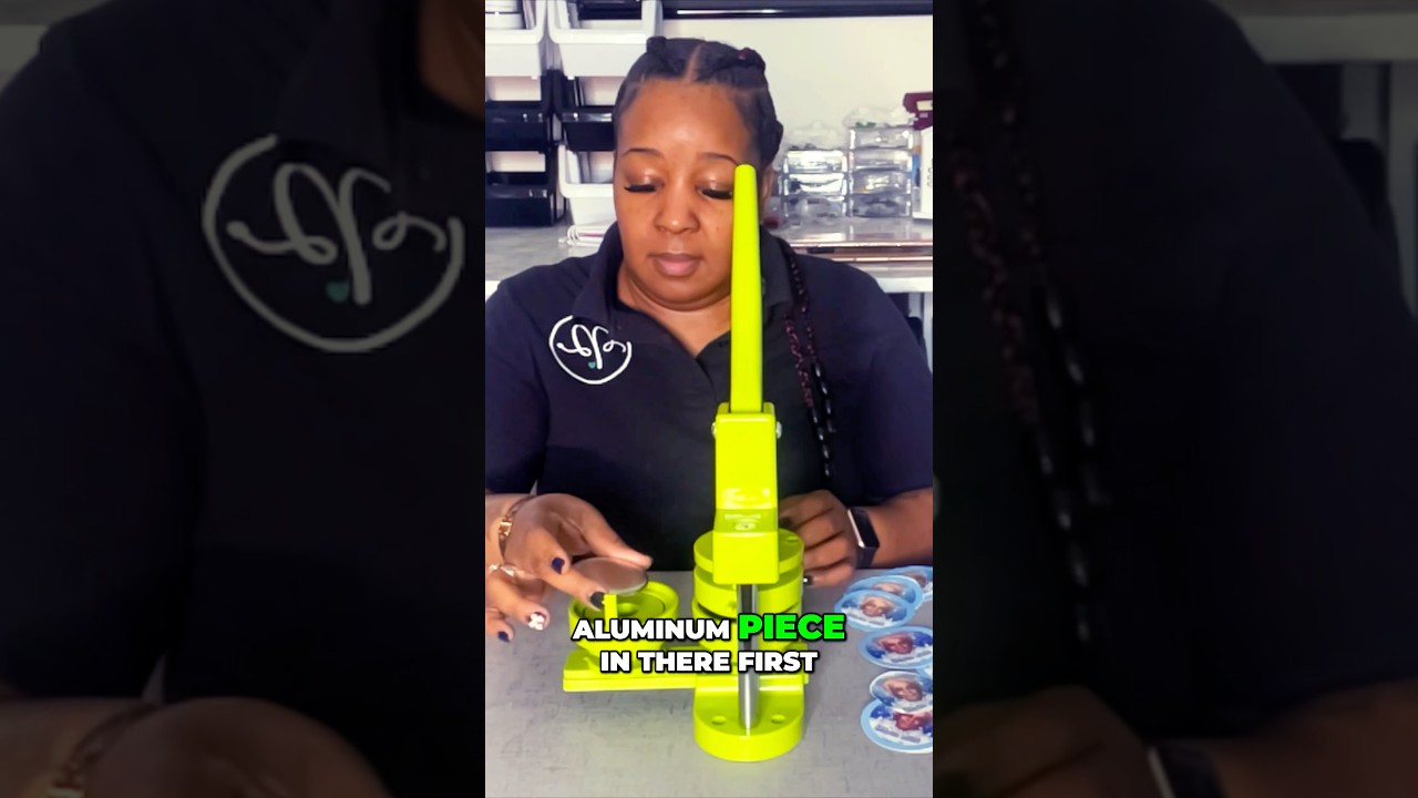 DIY PIN/BUTTON: Easy guide to custom buttons #buttons #fyp #customized