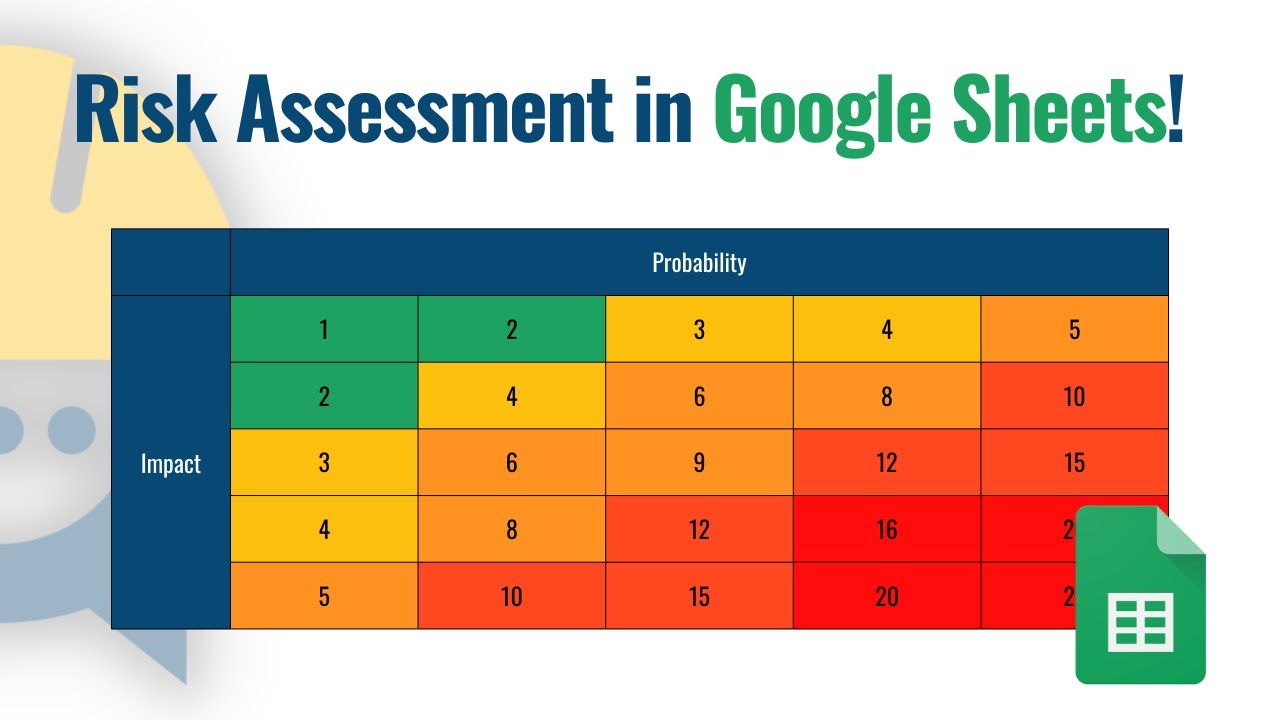 How to Create a Risk Probability and Impact Matrix in Google Sheets?