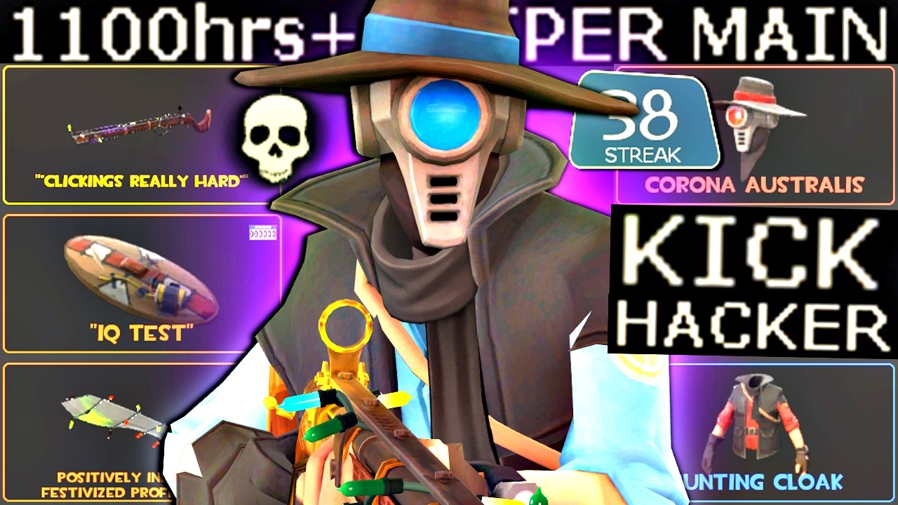 1100+ Hour Sniper Farming Headshots🔸TF2 Gameplay