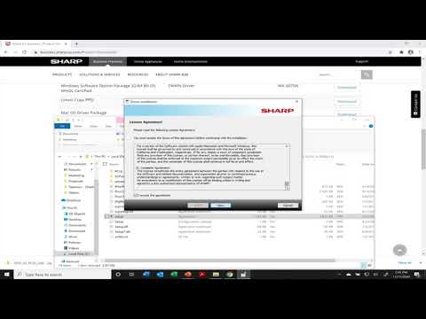 Sharp MFP driver install (Windows Universal Driver)