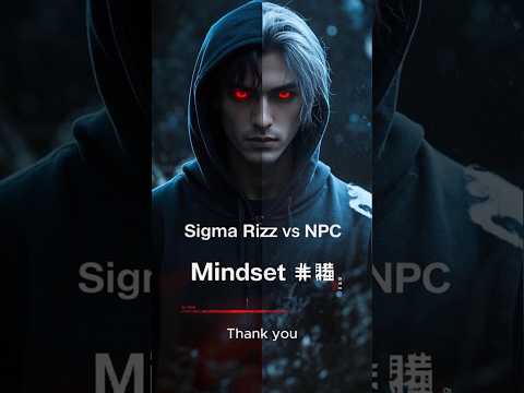 Sigma Rizz vs NPC Mindset 🔥 Viral Gen Alpha Slang Explained (2025 Shorts)