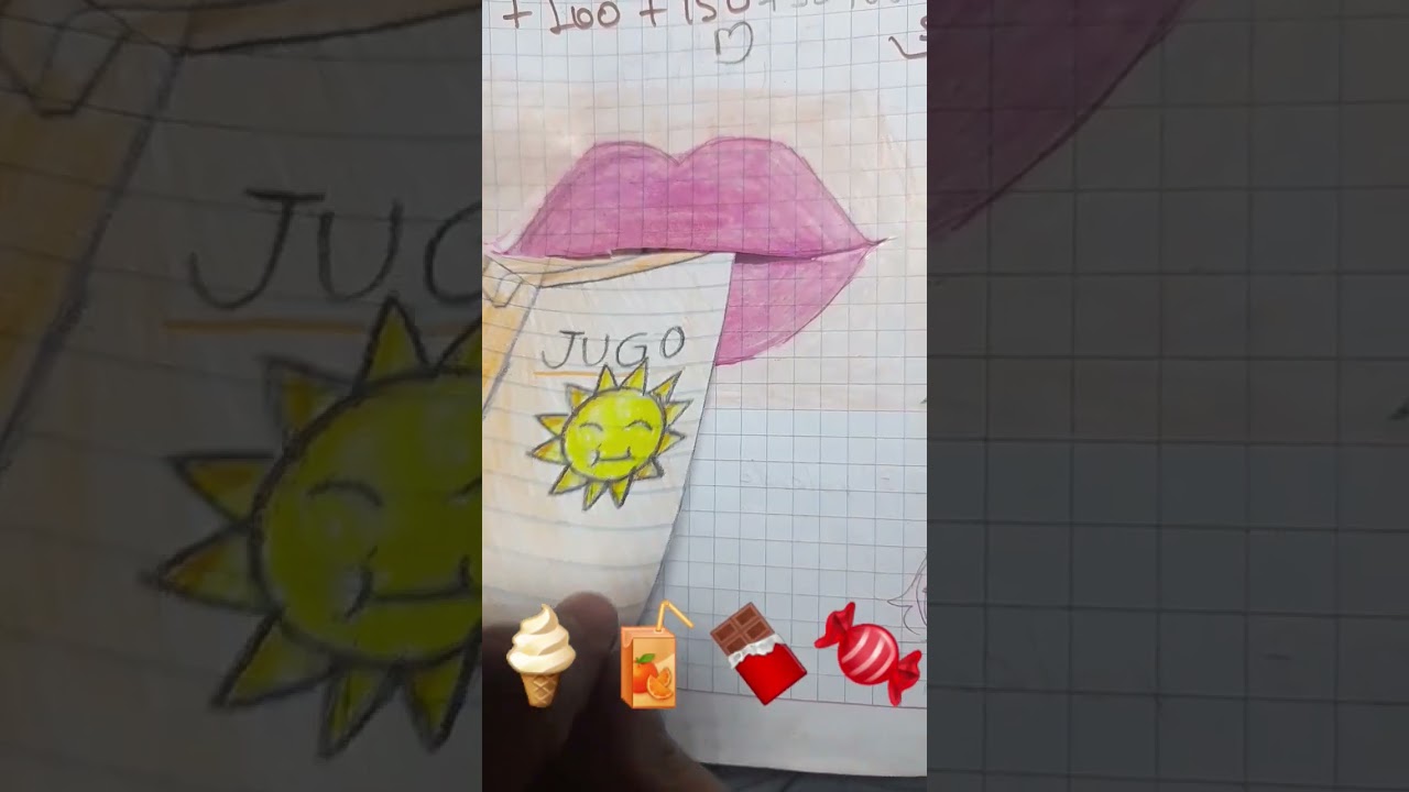 comida de papel 🍦🧃🍫🍬😃