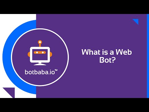 What is a Web bot on botbaba?
