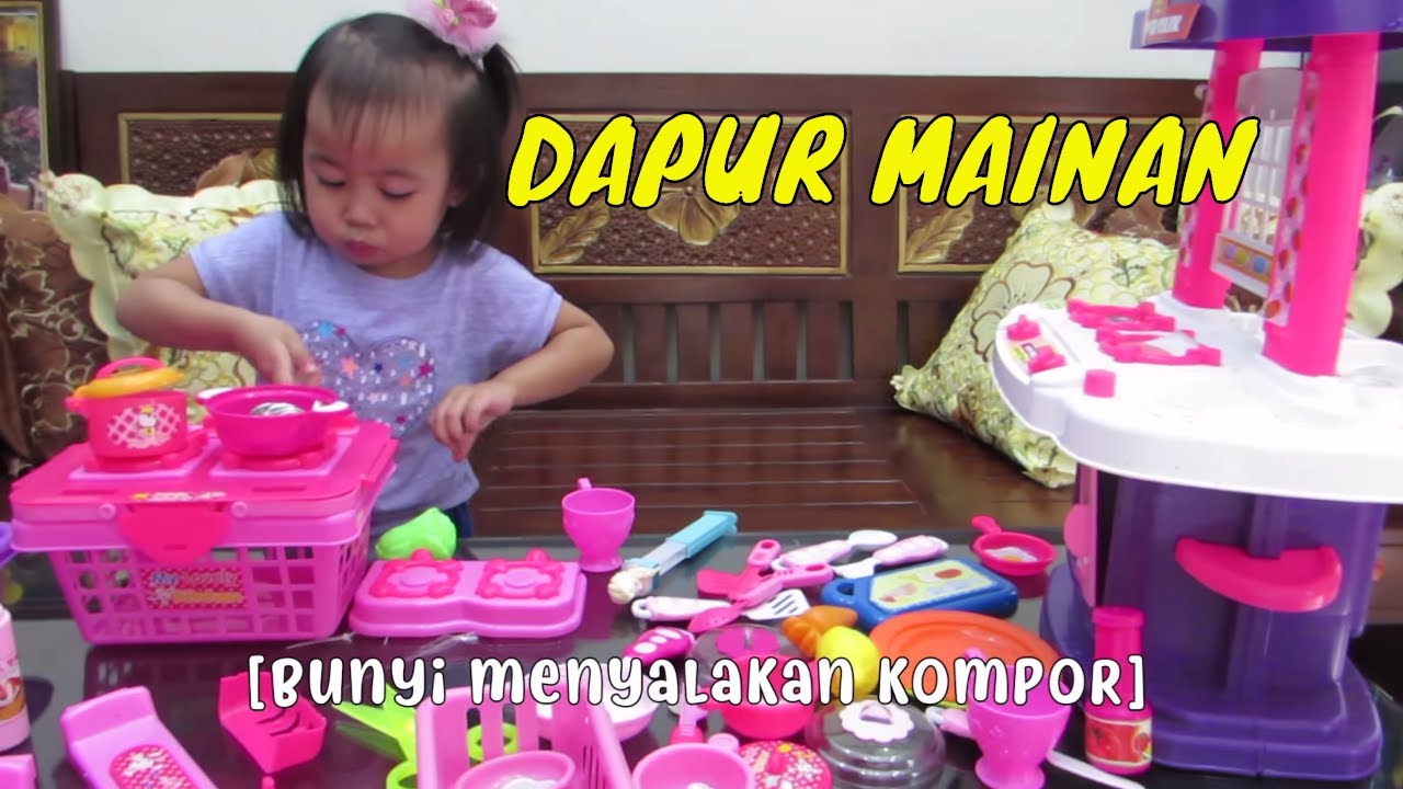 Dapur Mainan Anak | Mainan Masak Masakan👩‍🍳Balita Lucu masak Kitchen Playset cooking