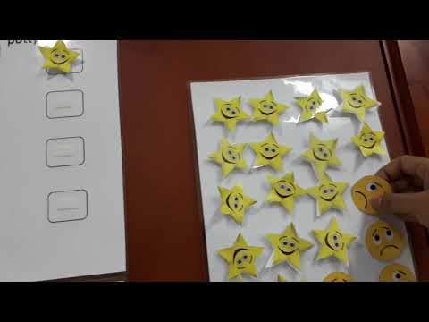 Toilet training step by step visual schedule with tokens.