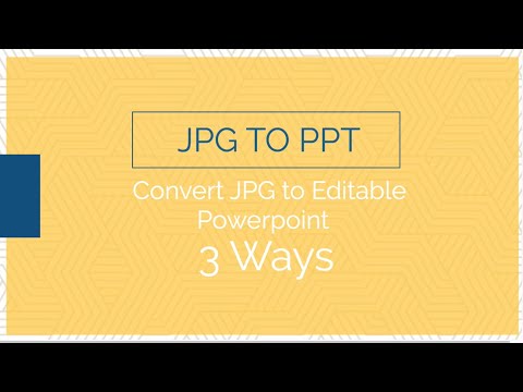 3 Ways to Convert JPG to Editable PowerPoint (Free Included)