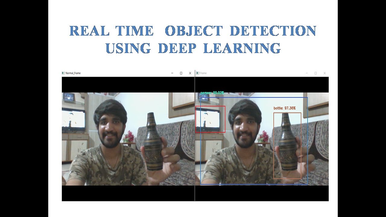 Real time object detection using deep learning || Object detection using OpenCV | Karan Patel python