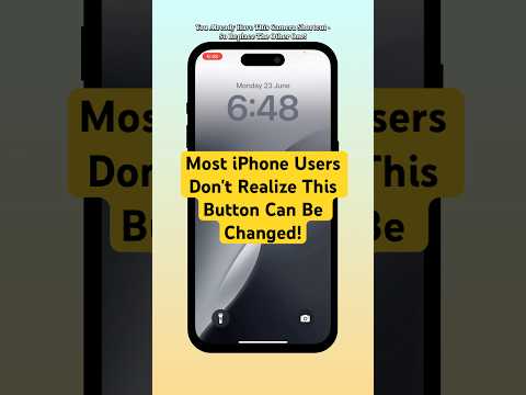 Most iPhone Users Don't Realize This Button Can Be Changed! #shorts #iphone