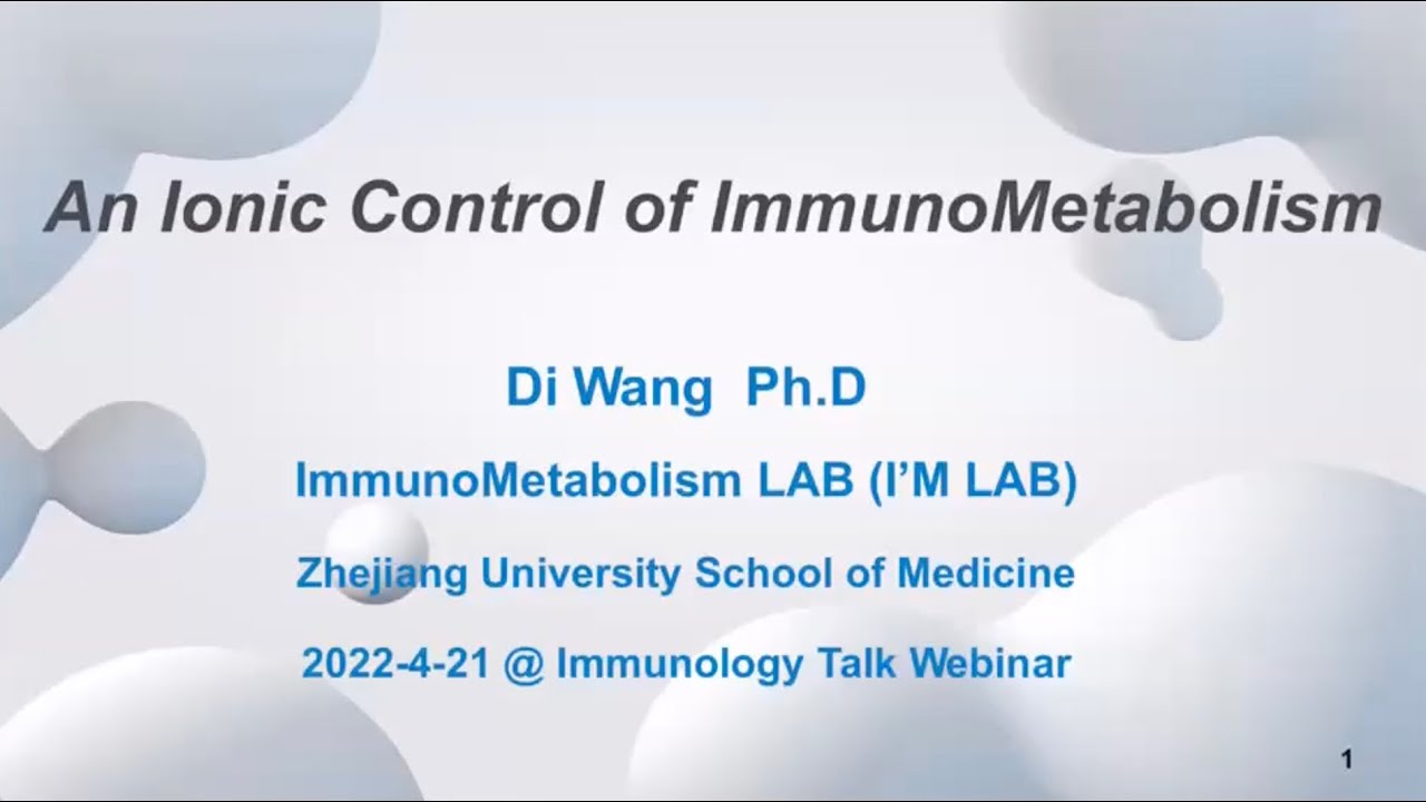 An Ionic Control of Immunometabolism