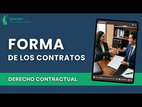 FORMA DE LOS CONTRATOS